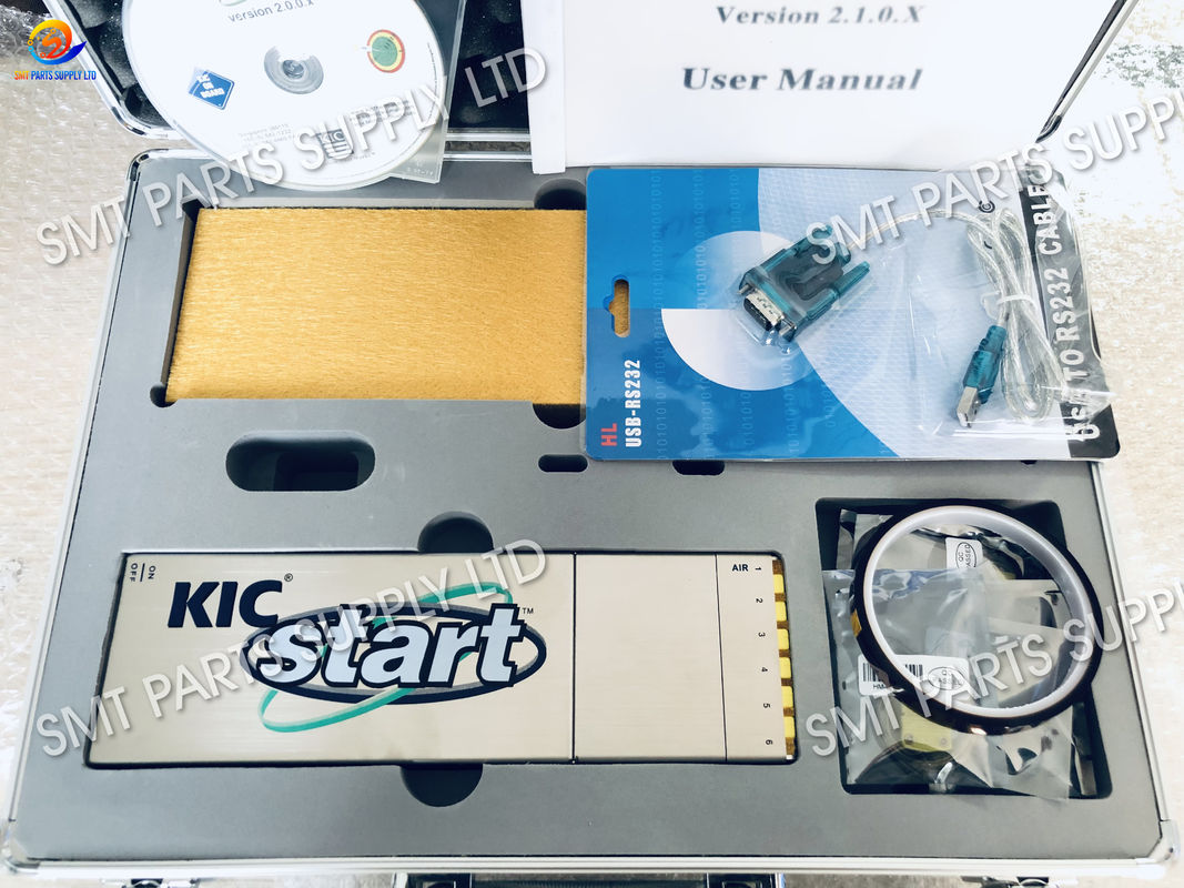 SMT PCBA Slim Kic Start Thermal Profiler Termarature Tester Type 6 Channels