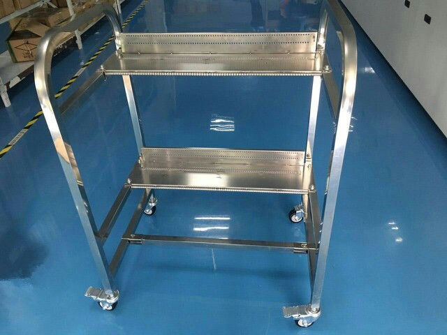 Lightweight SMT Juki Feeder Storage Cart , Strong Feeder Trolley With ...